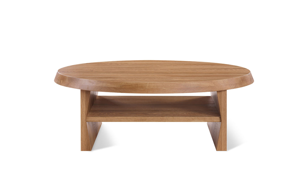 Hetta Round Coffee Table, Natural Oak
