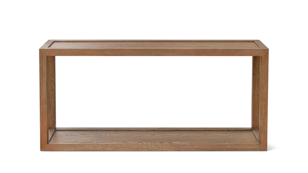 Beam Console, Dark Brown Oak